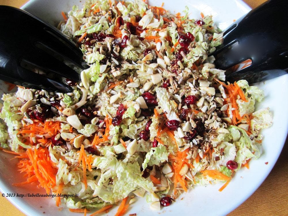 La Belle Auberge: Insalata di verza riccia e cranberries