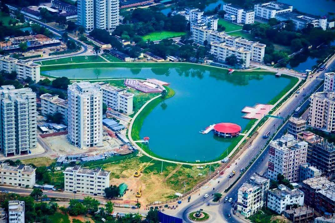 Birds eye (Aerial) View of Bangladesh (পাখির চোখে দেখা বাংলাদেশ)।