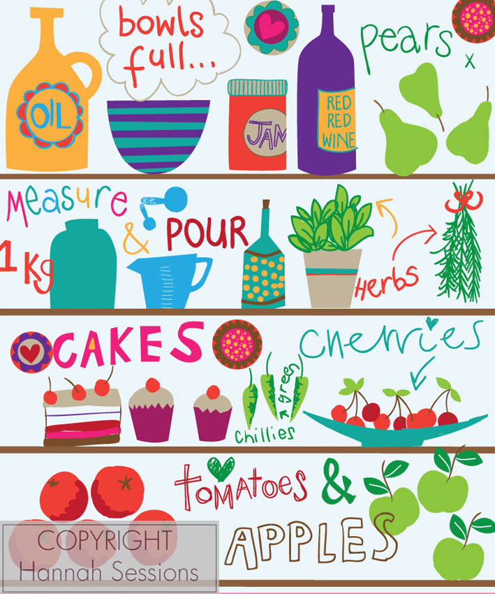 Hannah Sessions design: More Conversational prints