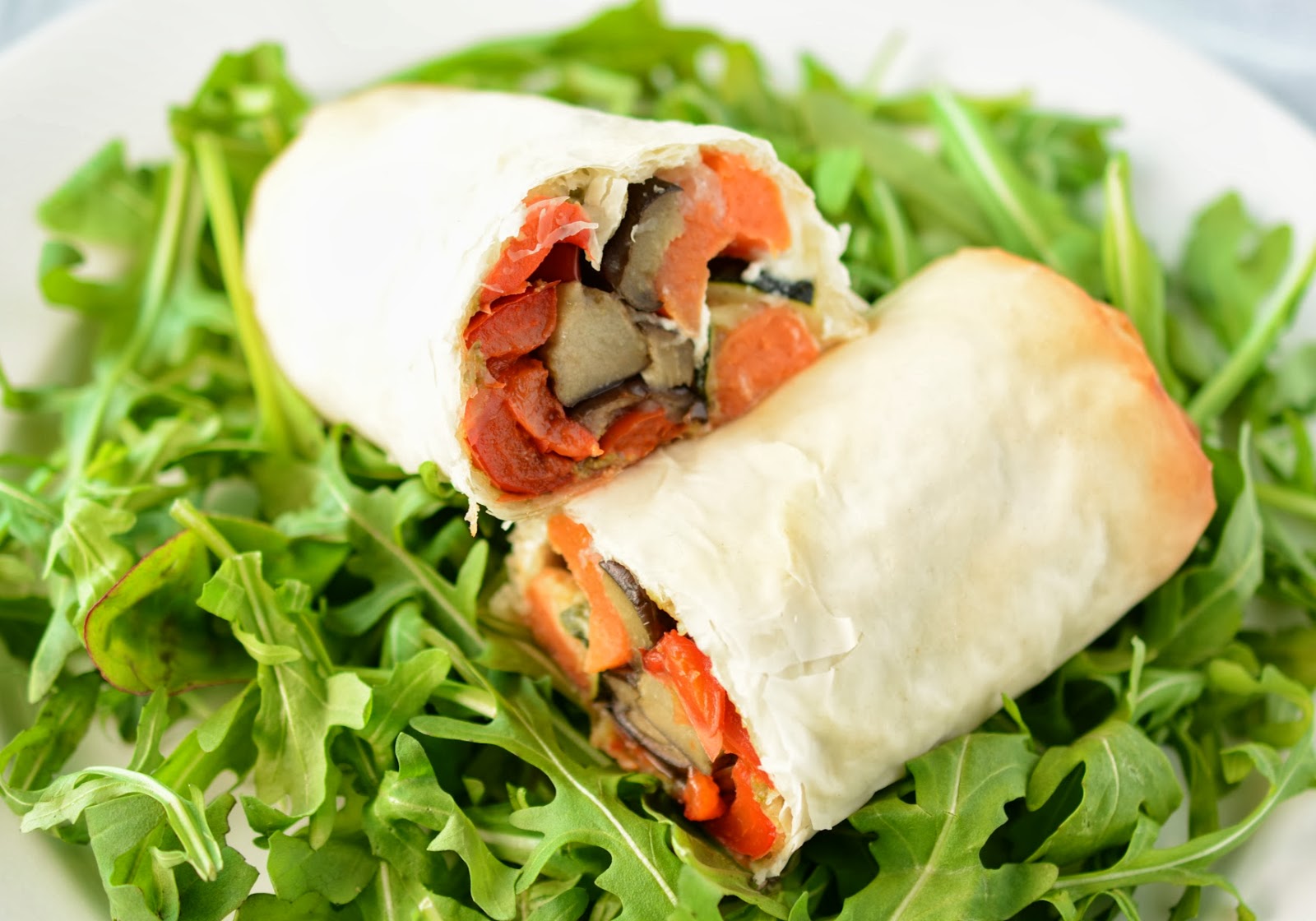 The Adaptive Kitchen: Mediterranean Vegetable Filo Rolls with Goat ...
