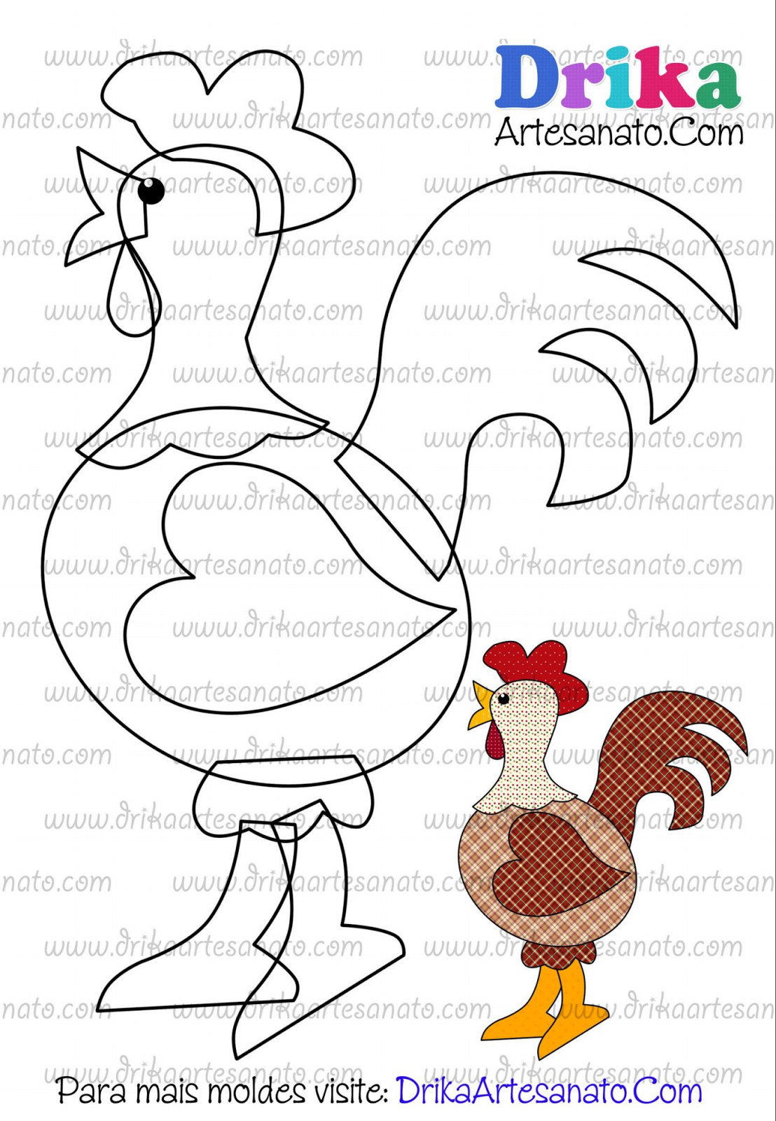 Raquel Rodrigues Artesanatos : Modelos de Galinhas com Molde