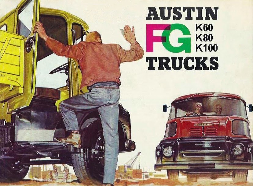 transpress nz: Austin FF and FG trucks, mid-1960s