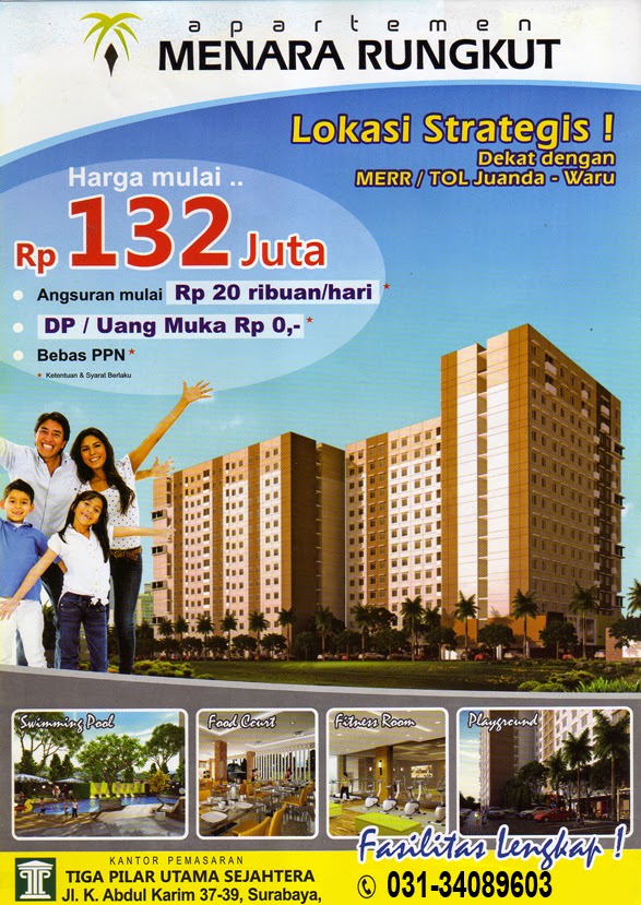 Apartemen Menara Rungkut: Brosur Apartemen Menara