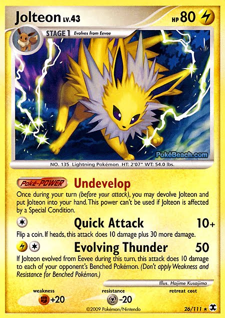 Jolteon -- Rising Rivals Pokemon Card Review | PrimetimePokemon's Blog