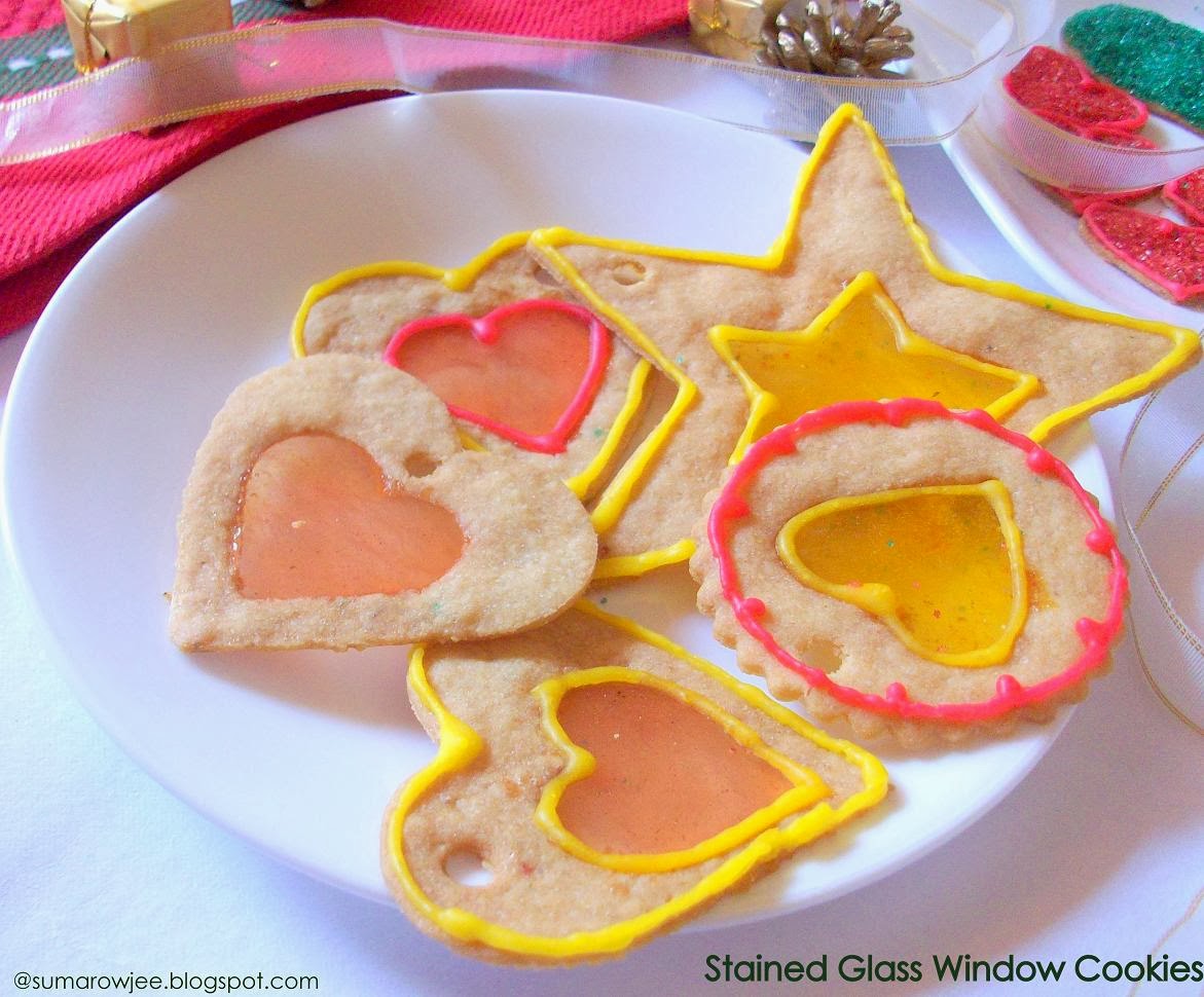 Cakes & More: Stained Glass Window Cookies, Whole Wheat Eggless ...