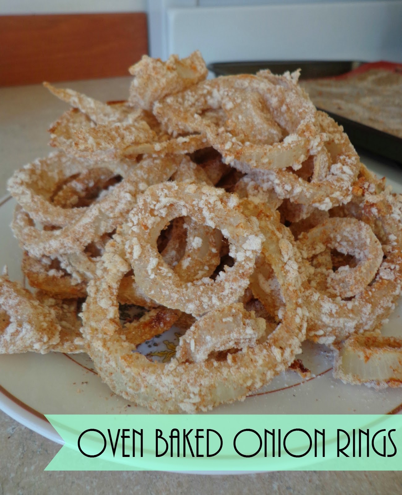 The Colbert Clan: Baked Onion Rings
