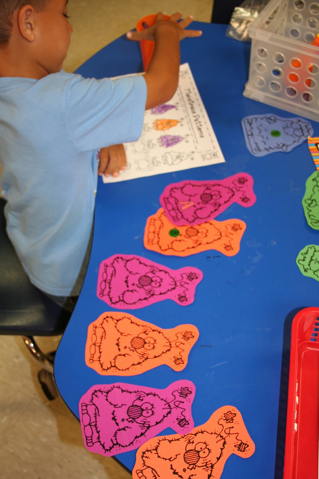 Mrs. Lee's Kindergarten: Monster Centers and Monster Fun!