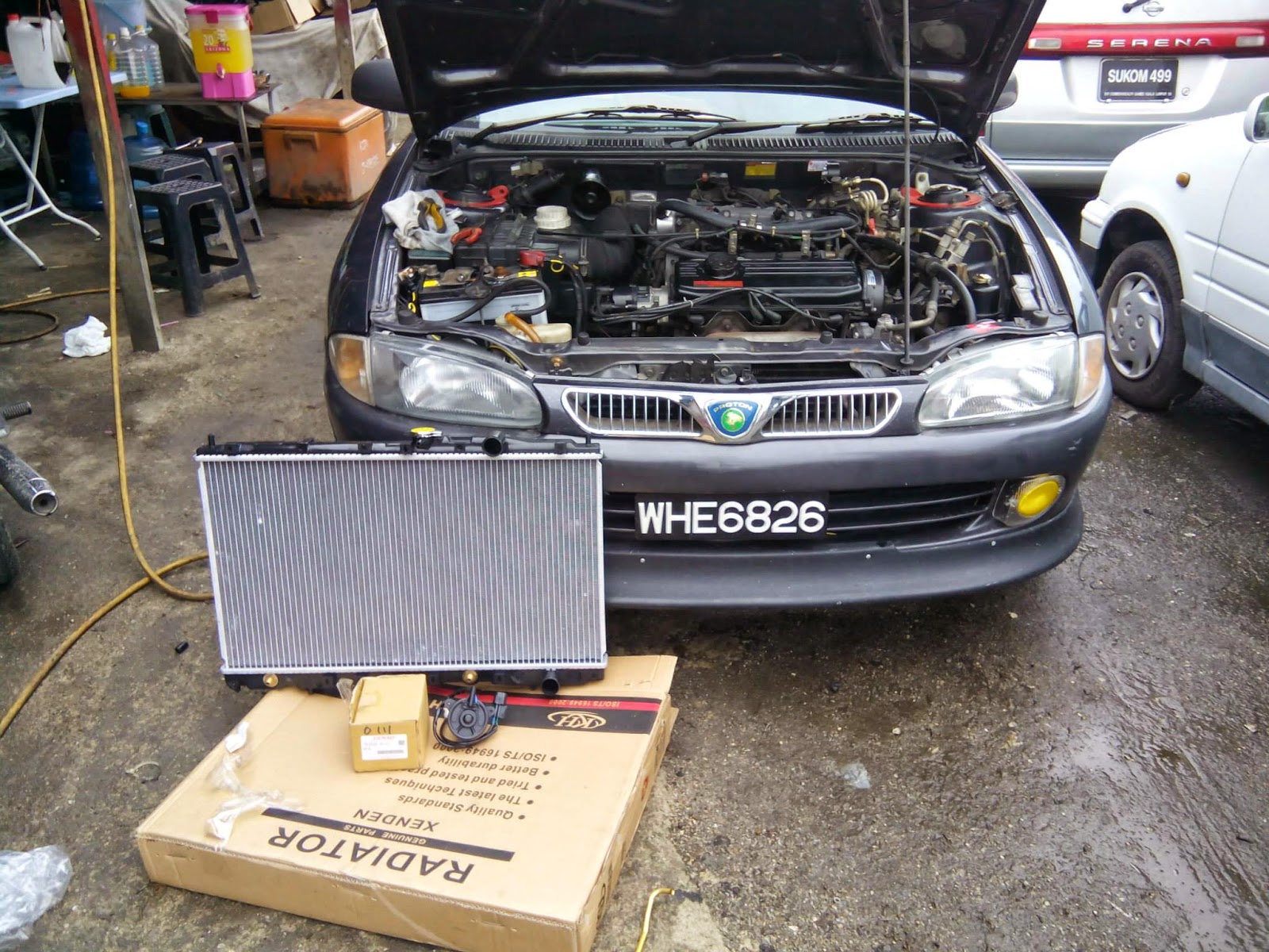 P44 Autoworks: Wira - Upgrade Radiator
