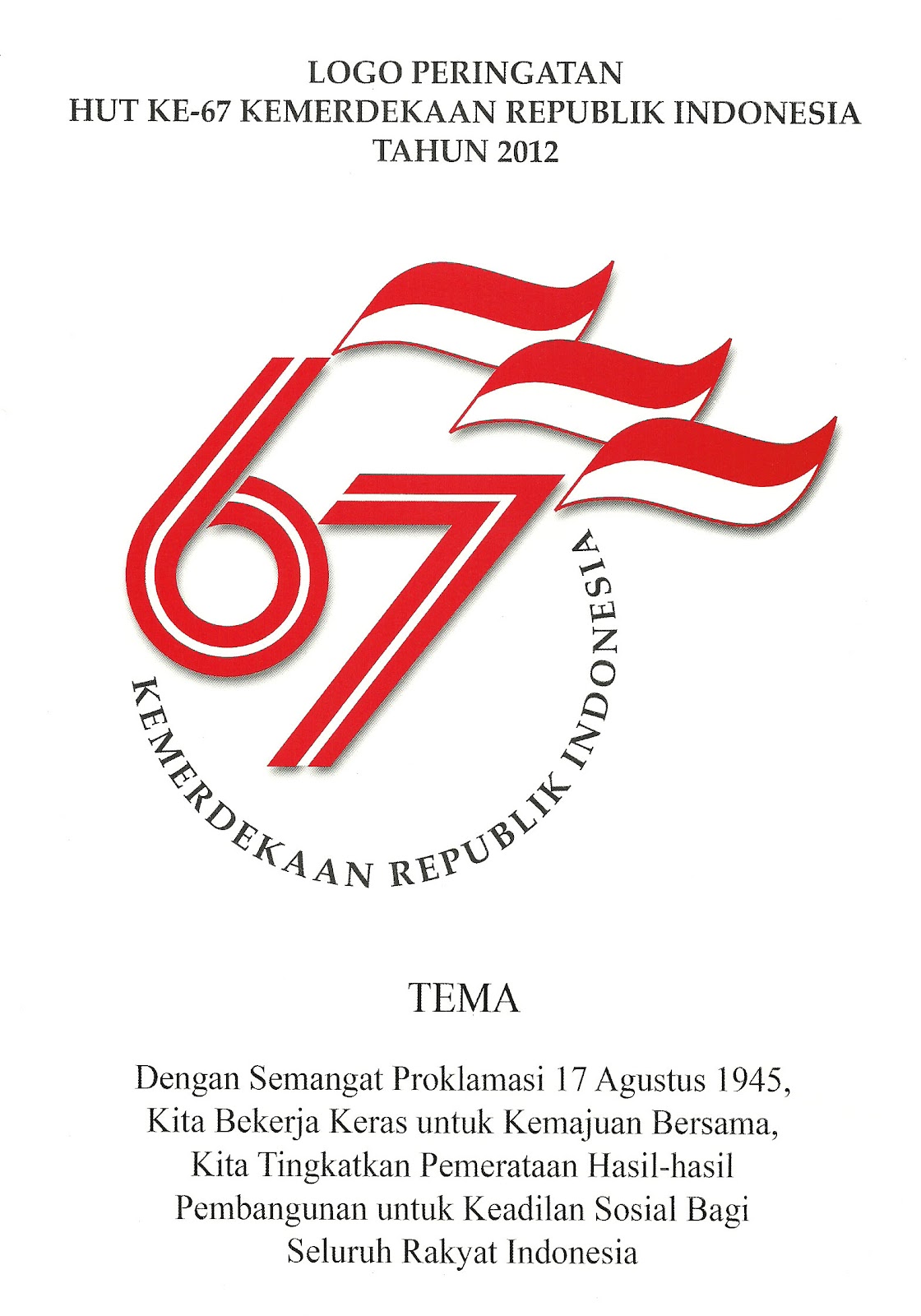 STPDN Angkatan 17: Koleksi Logo HUT RI 67 Tahun 2012
