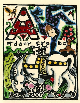 Walter Anderson ABC Styrofoam Block Prints