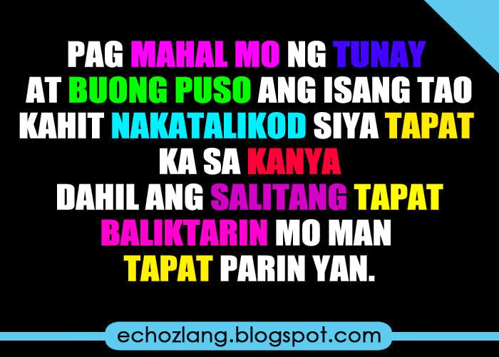 Ang salitang tapat baliktarin mo man tapat parin | Echoz Lang - Tagalog ...