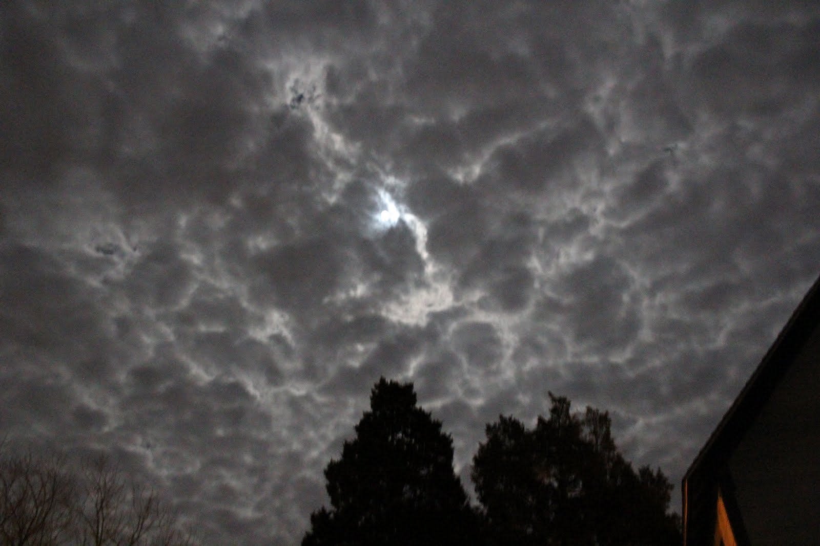 Kae Lugo Photo: Eerie Night Sky. NJ. Nikon D50.(excuse the pixelation.)
