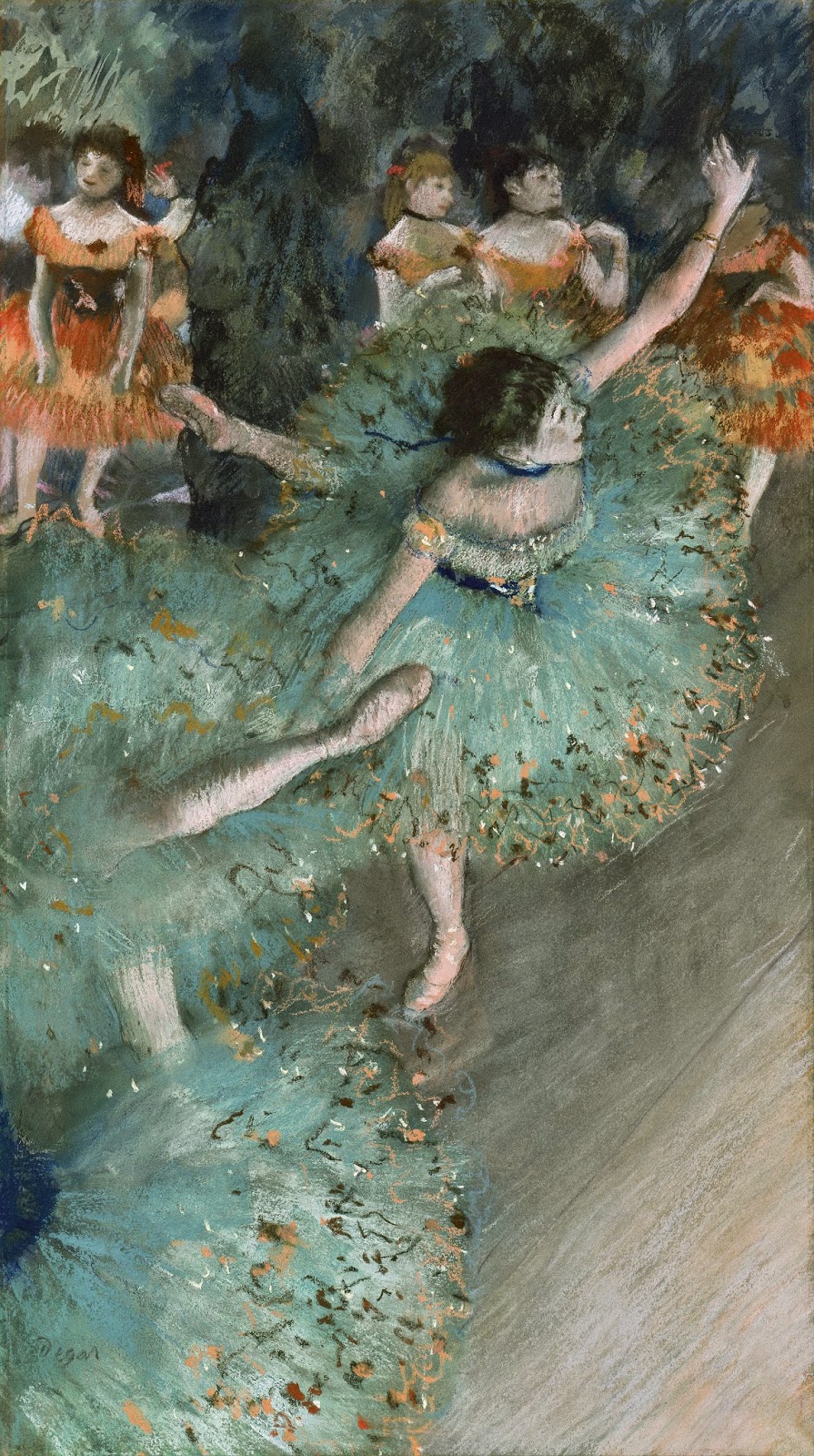 HISTORIA DEL ARTE : temas, imágenes y comentario: DEGAS. Clase de danza