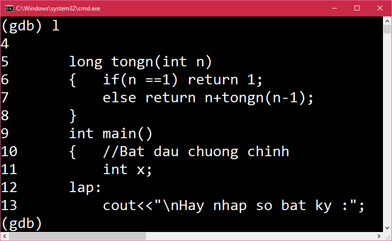 Gỡ Lỗi Chương Trình Với Gnu Debugger Gdb CÔng CỤ HỌc LẬp TrÌnh CĂn BẢn
