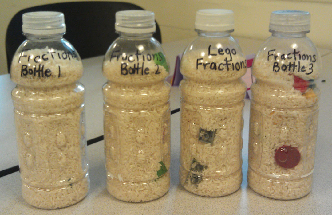 Bookish Ways in Math and Science: Fraction Discovery Bottles