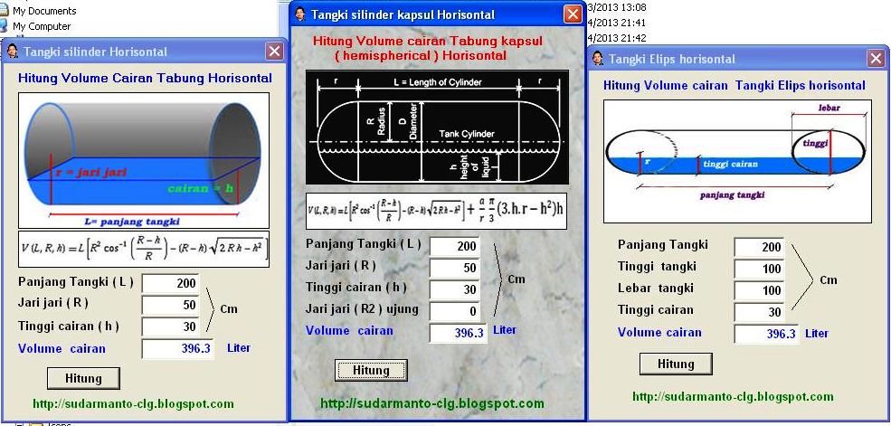 catatan sudarmanto: Calculate of volume horizontal cylindrical tank ...