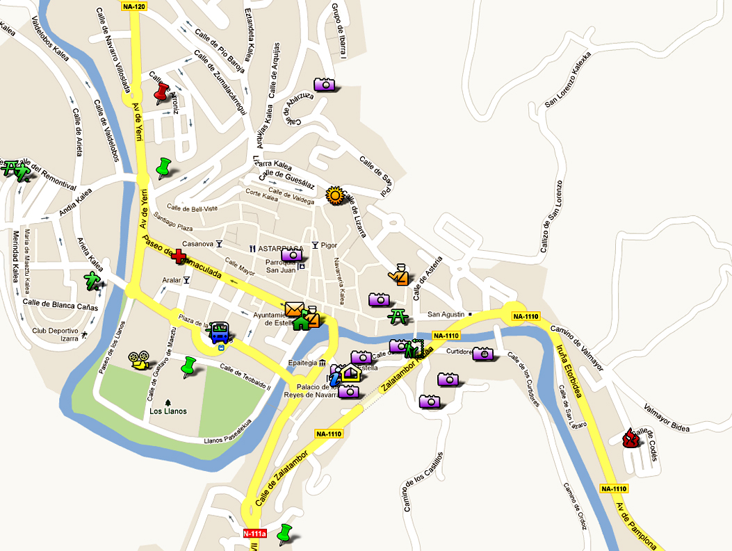 Estella Lizarra - Ciudad Medieval. Descubrelá: 14 Mapas de Estella ...