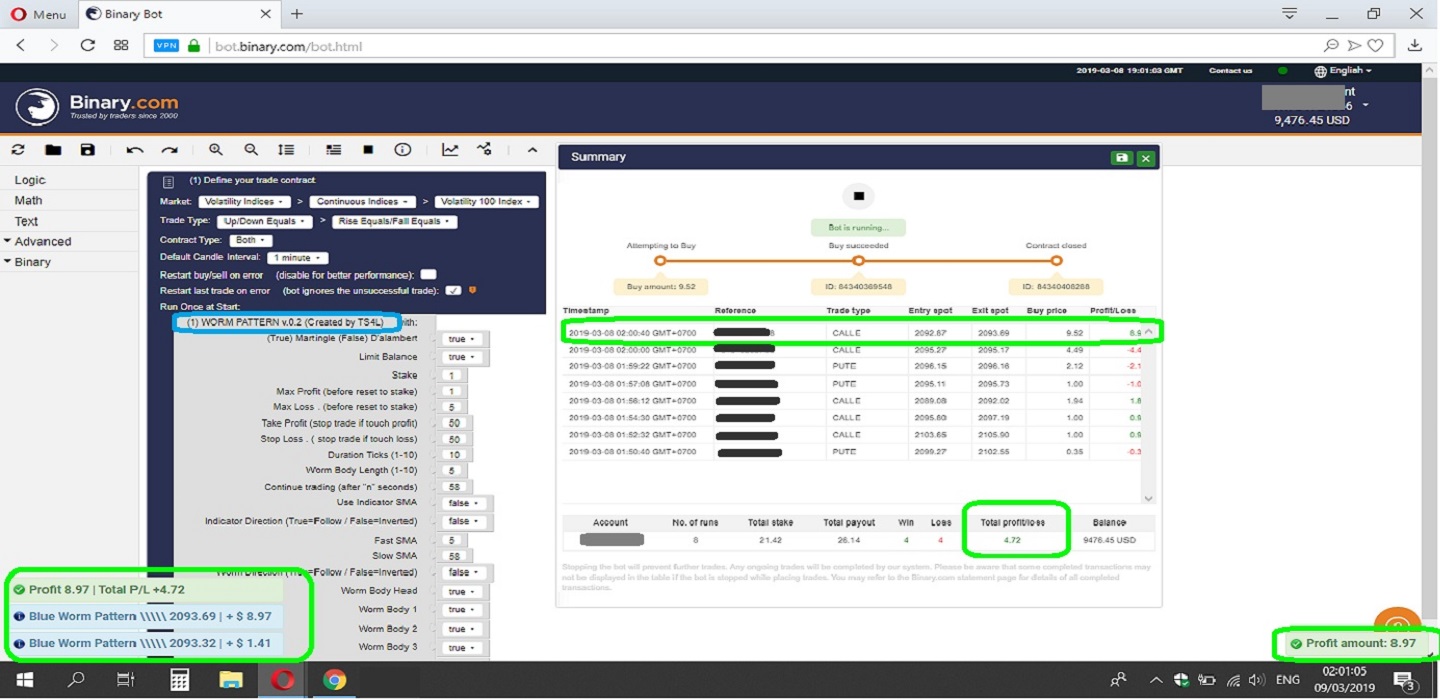Binary Bot ~ Trading Simple 4 Life