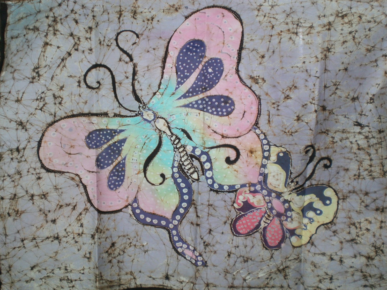 lukisan batik: rama-rama