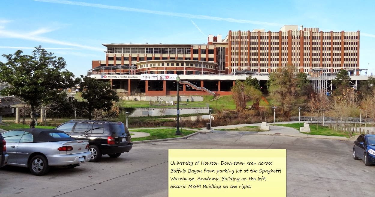 Houston in Pics: Buffalo Bayou and Downtown - Panoramic View from UHD