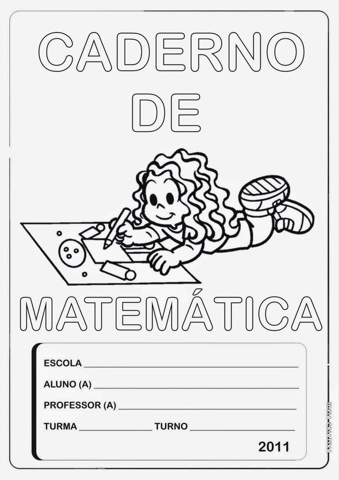 Educar X: Capas para caderno de matemática