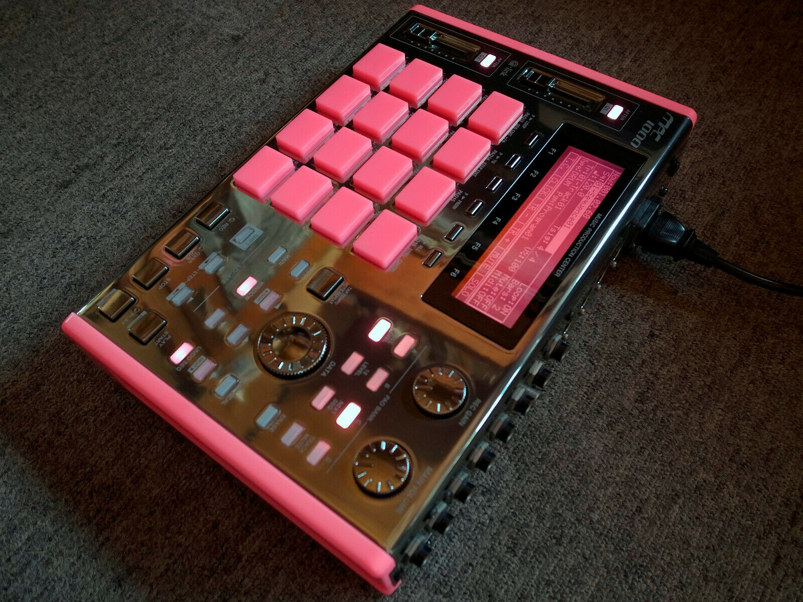 MATRIXSYNTH: Akai MPC 1000 "KSP" custom by ghostinmpc