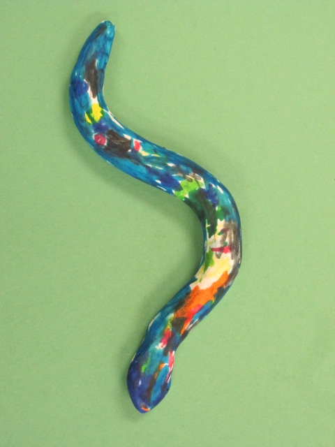 Jackson's Art Room: Model Magic Snakes