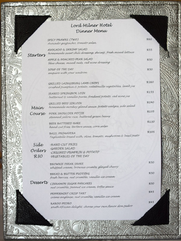 .: The Lord Milner Hotel, Matjiesfontein