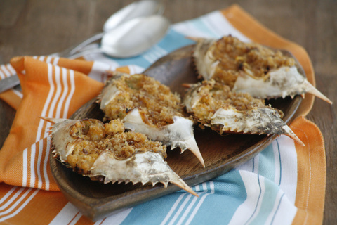 Louisiana Anthology Cookbook: Devilled Crabs
