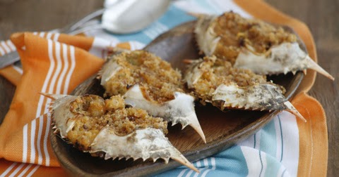 Louisiana Anthology Cookbook: Devilled Crabs