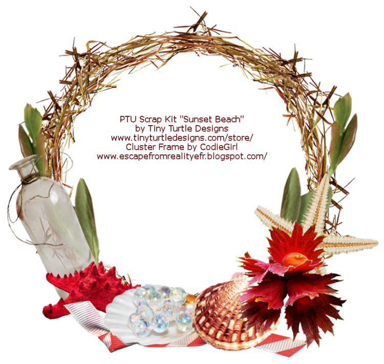 Escape From Reality Blog: FTU 'Sunset Beach' Cluster & Cluster Frames