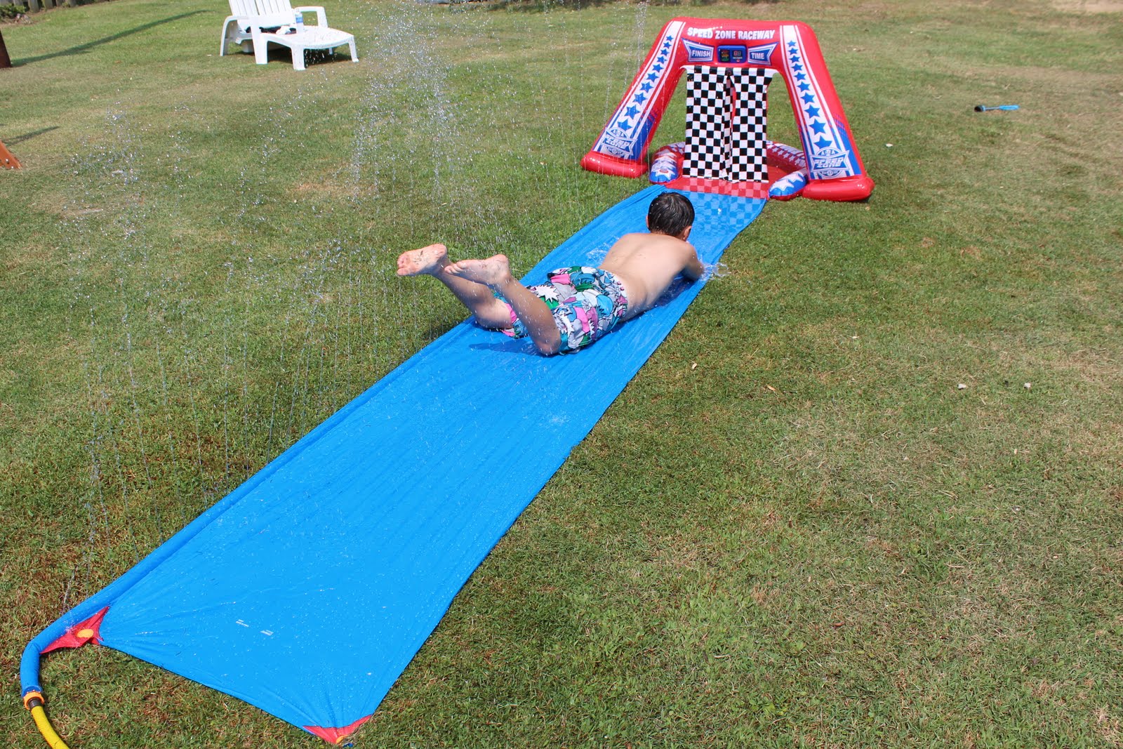 At Home With The Hinsons: Slip-n-Slide Summer