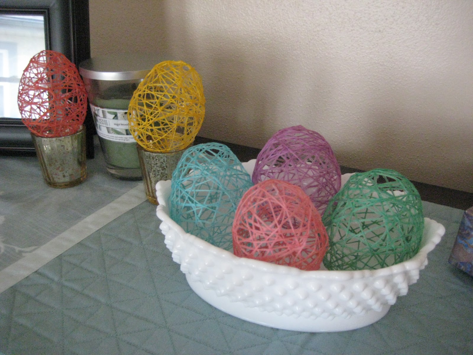Holly Goes Lightly: String Easter Eggs