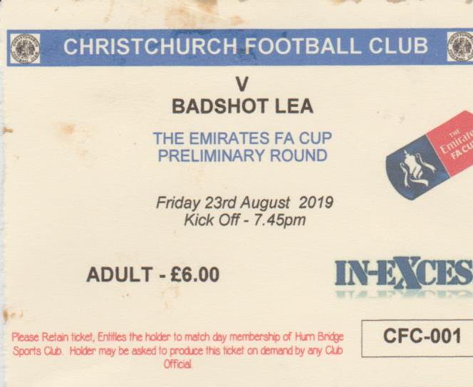 The Wycombe Wanderer: Christchurch FC - Hurn Bridge