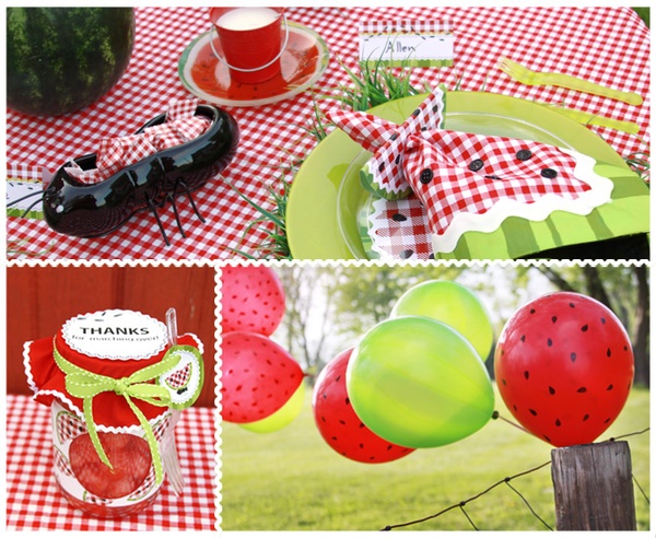 PEPE Party: Inspiracje na przyjęcia: "Arbuzowo na koniec lata"