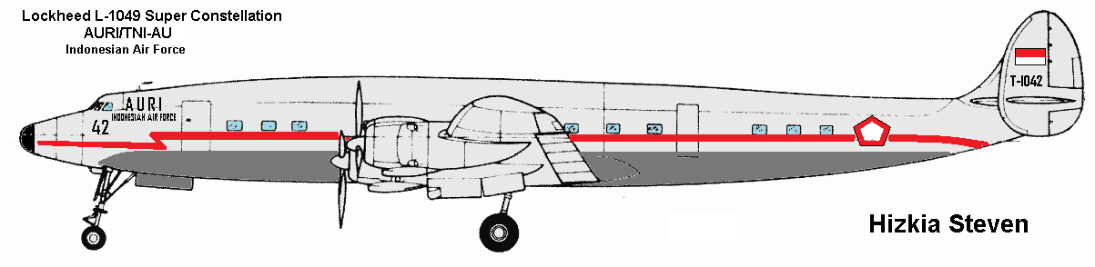 Sejarah Pesawat Militer Indonesia: Lockheed L-1049 Constellation