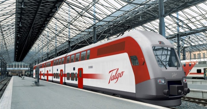 Showbiz Heaven: Spanish talgo train with high speed begins with trail ...