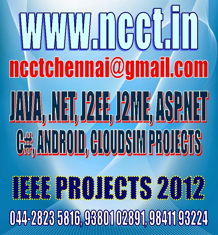NCCT - PROJECT IMAGE GALLERY: NCCT Final Year Students Projects, IEEE Projects 2013 - Embedded ...
