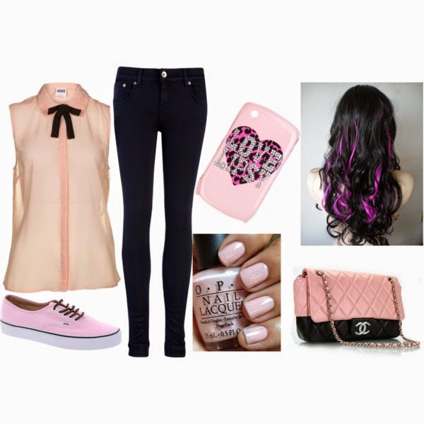 15 Baby Pink Polyvore Combinations | AFROTHREADS