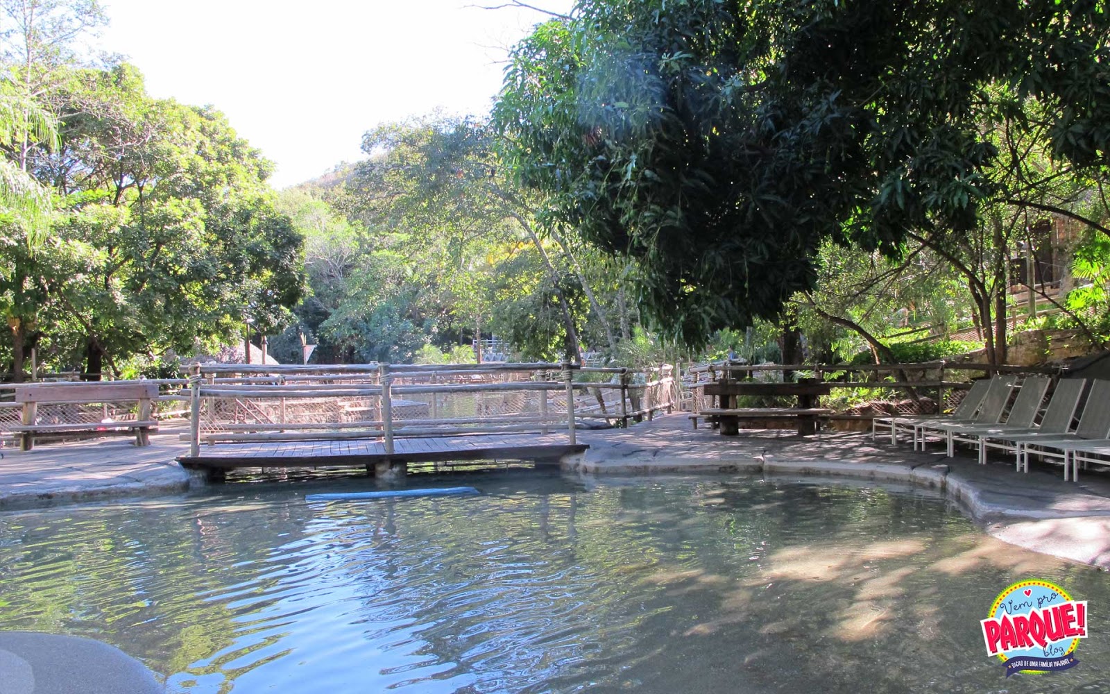 Parque das Fontes no Rio Quente Resorts: piscinas naturais no paraíso ...