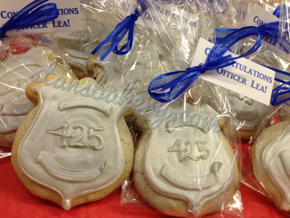 Leslie's Cool Cakes from Stan's Northfield Bakery: Police Cookies