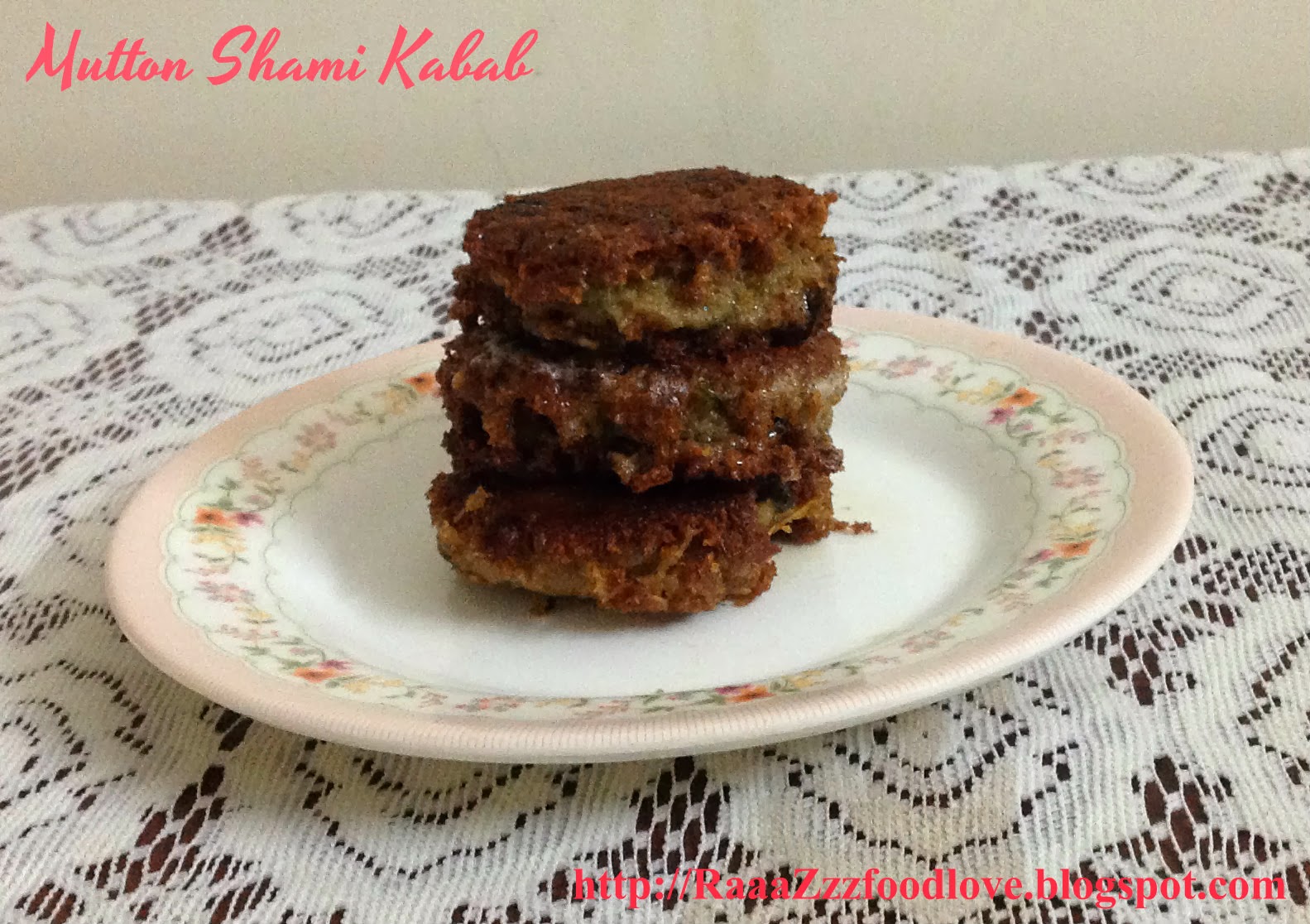 The Recipes of India: Mutton Shami Kabab