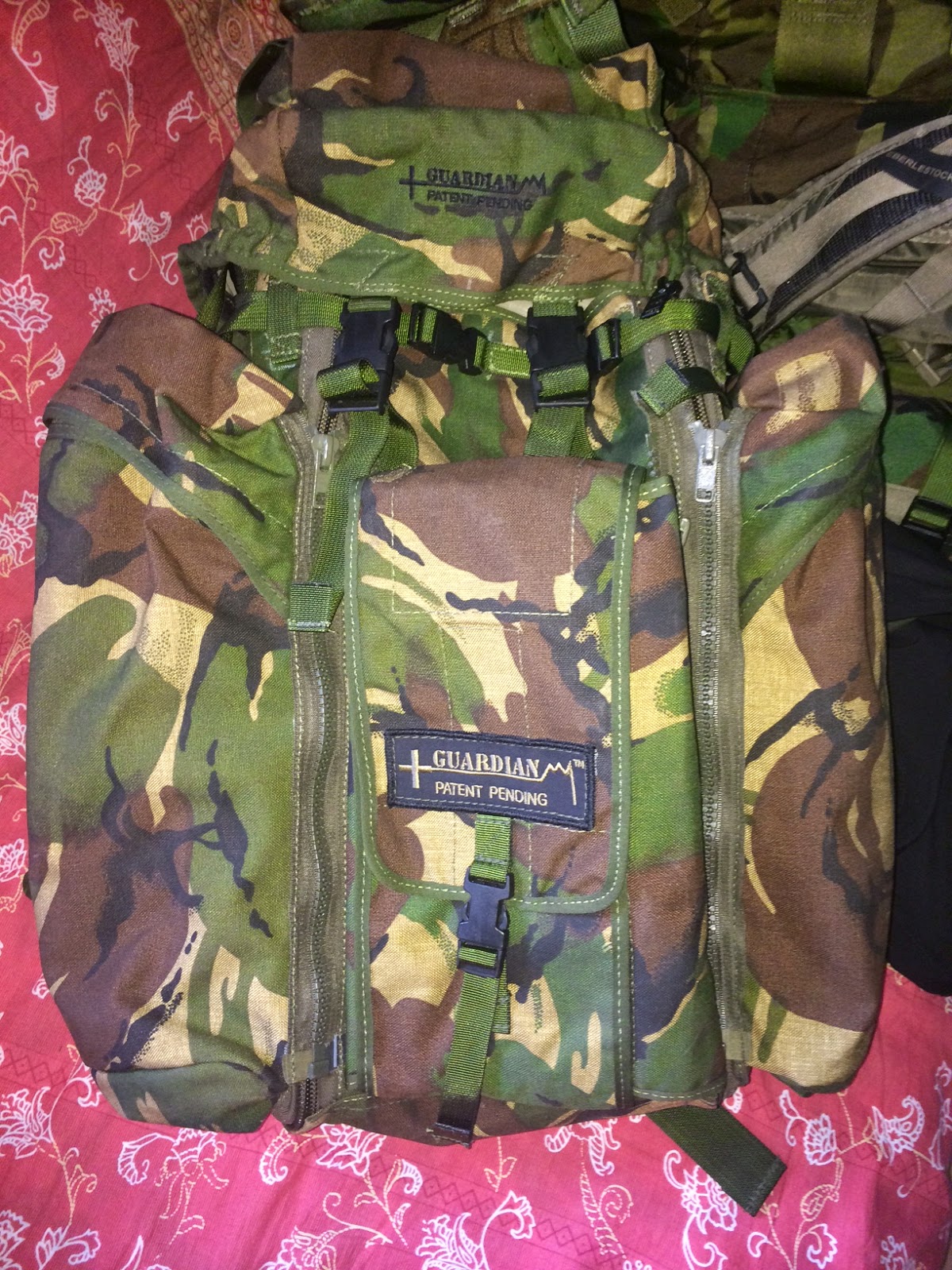 Webbingbabel: British Army DPM Prototype Field Pack Stretcher