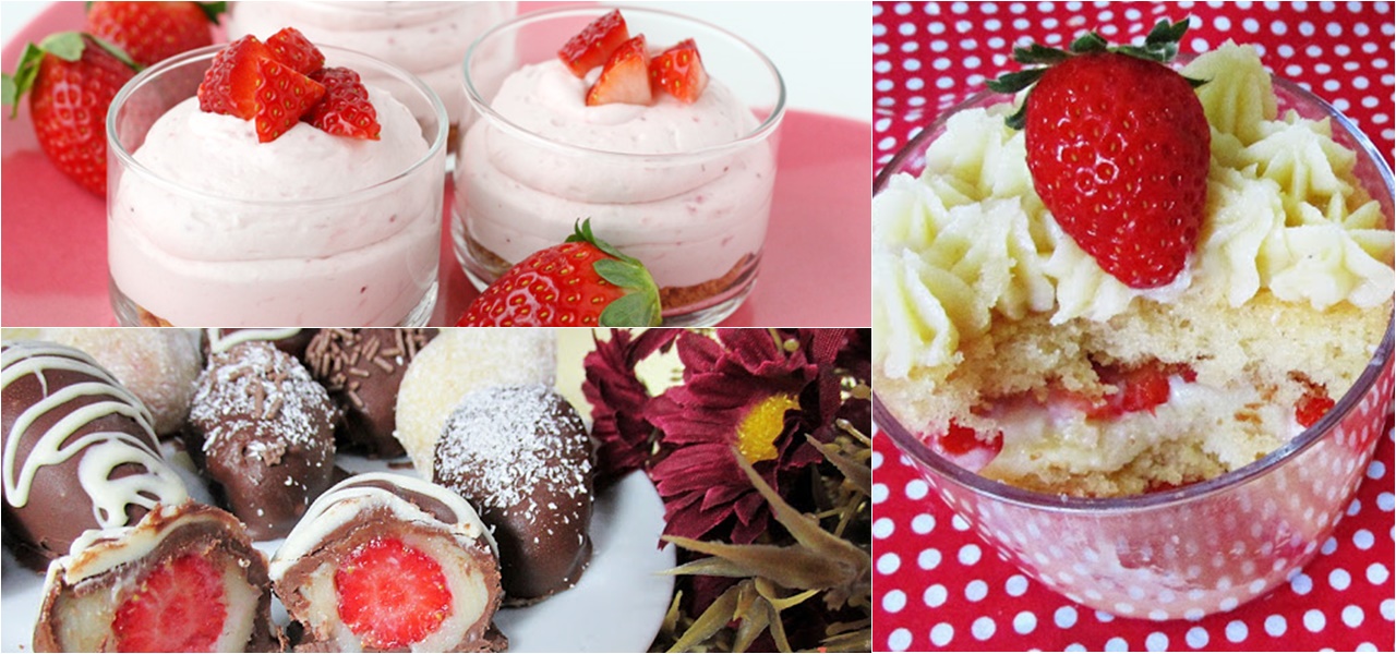 10 sobremesas maravilhosas com morango - Amando Cozinhar