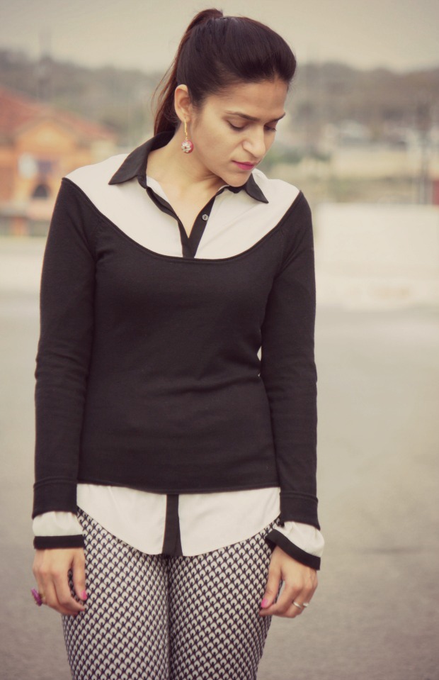 Black, White & Prints | Tanvii.com - Indian Fashion, Lifestyle and ...