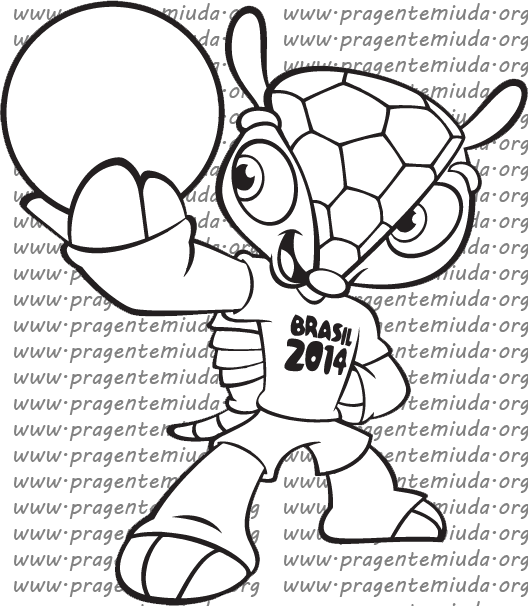 Painel do Fuleco feito de EVA com moldes | Pra Gente Miúda