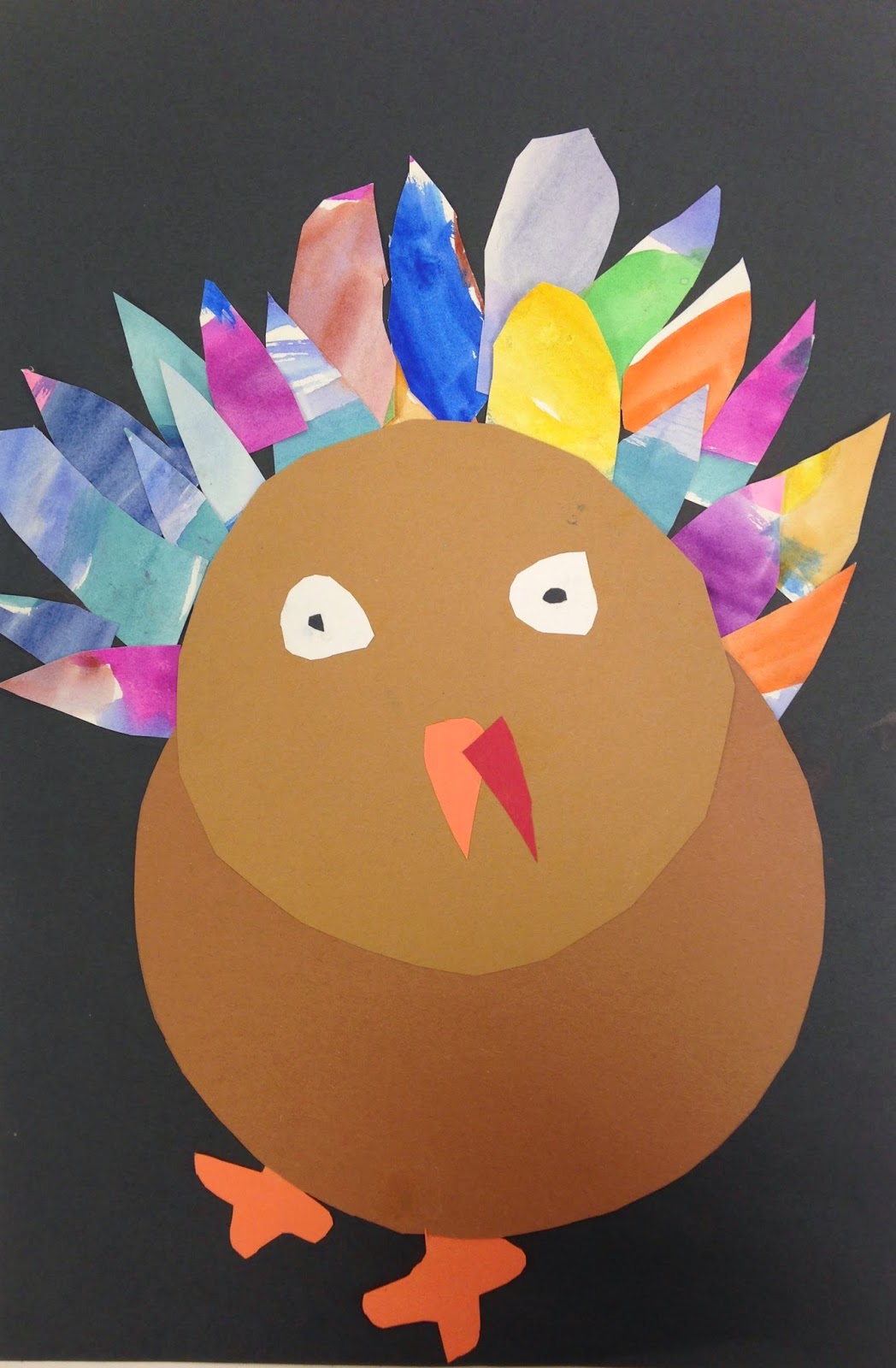 Art Room Blog: 1st Grade Turkey Day...