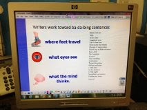 What's Next?: Writers Work Toward Ba-Da-Bing Sentences