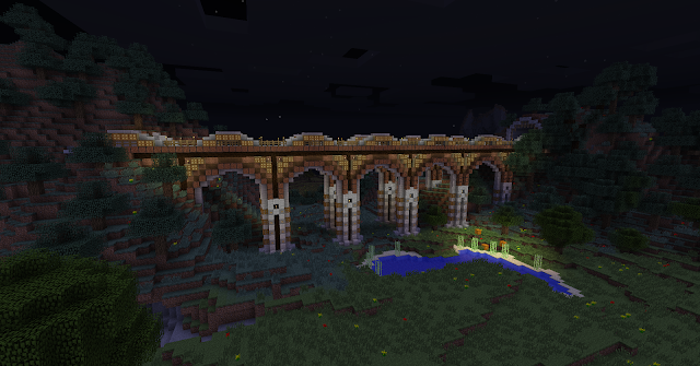 Peymeuh's Minecraft Art: Le pont Notebridge minecraft.