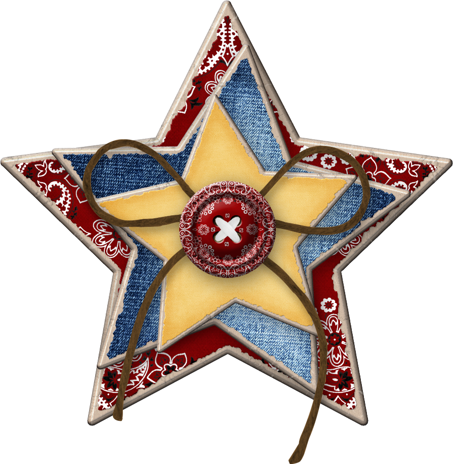 Country or Cowboy Style Stars Clip Art. - Oh My Fiesta! in english